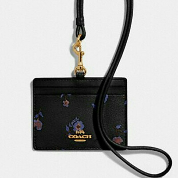 Coach | Bags | Coach Idbadge Lanyard With Prairie Print | Poshmark